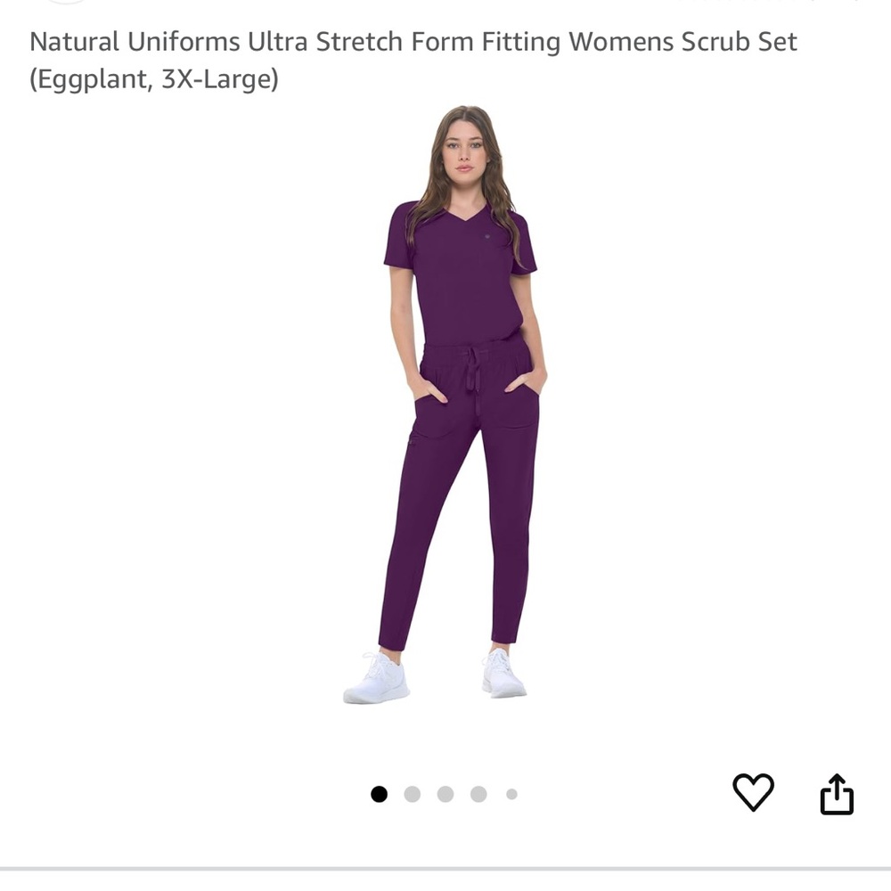 Natural Uniforms Ultra Stretch Form Fitting Womens Sc… - Gem